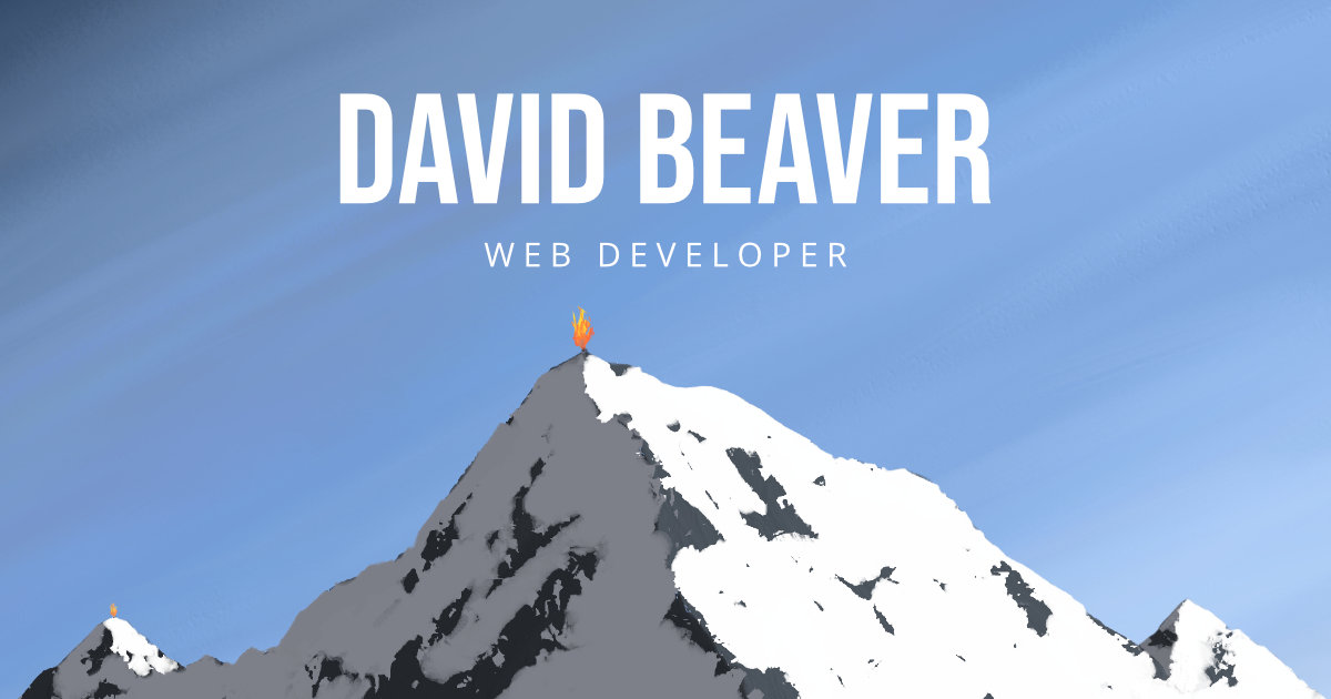 David Beaver Portfolio